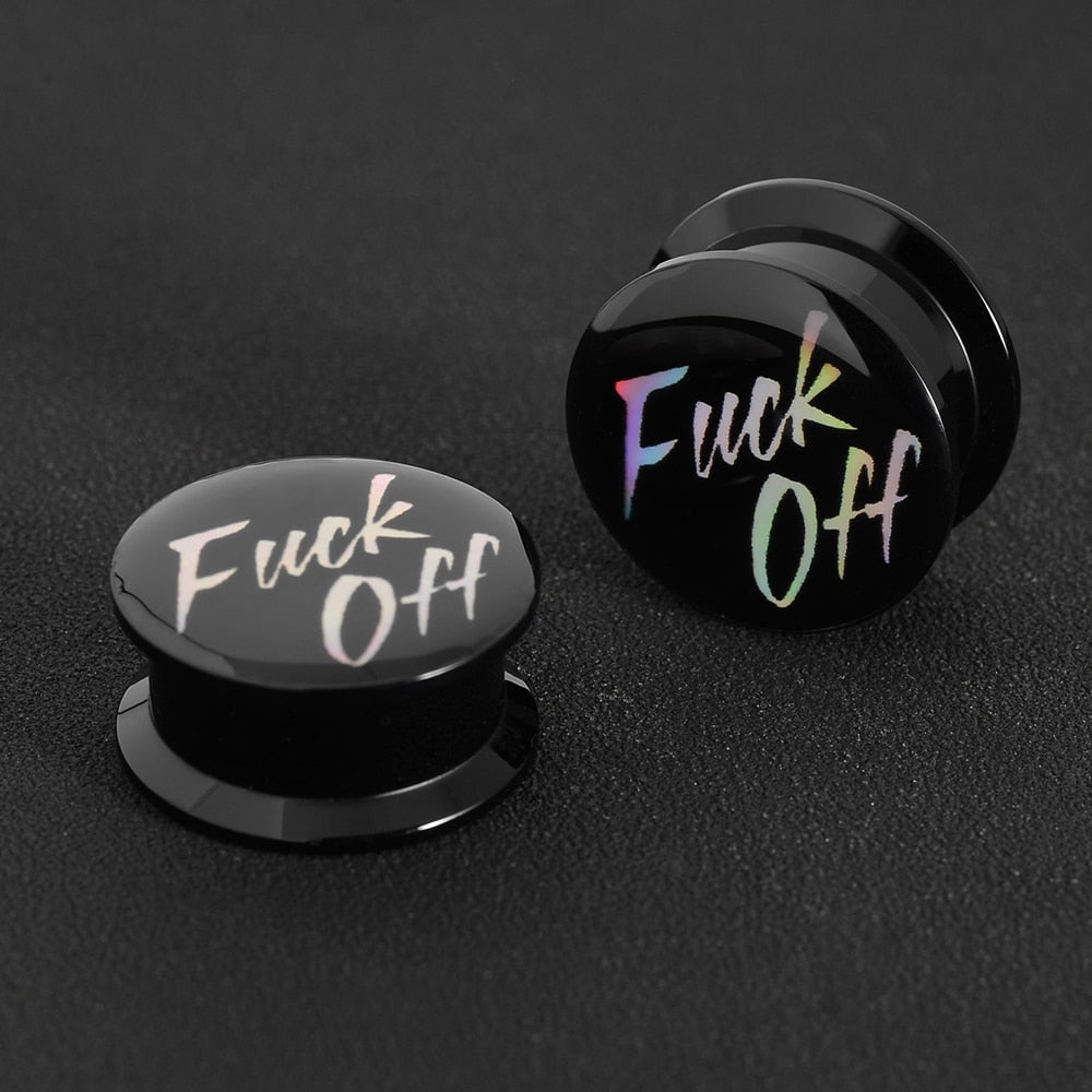 F Word Plugs – Alpha Piercing
