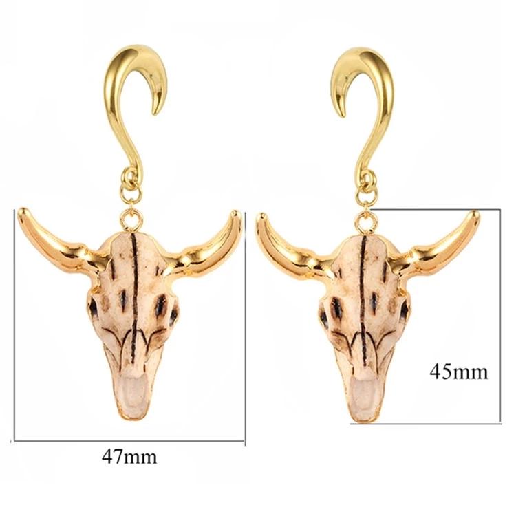 Gnu skull ear weights – Alpha Piercing